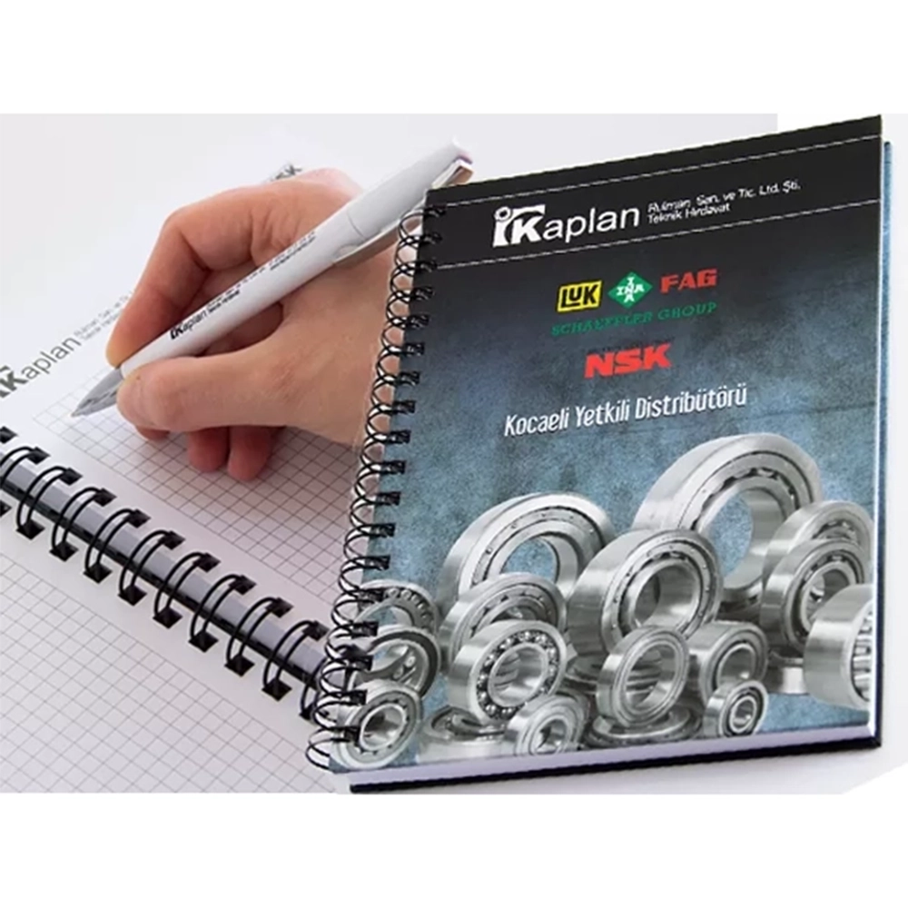 A4 sert kapak Spiralli Defter - Sert Kapak Renkli Tasarım