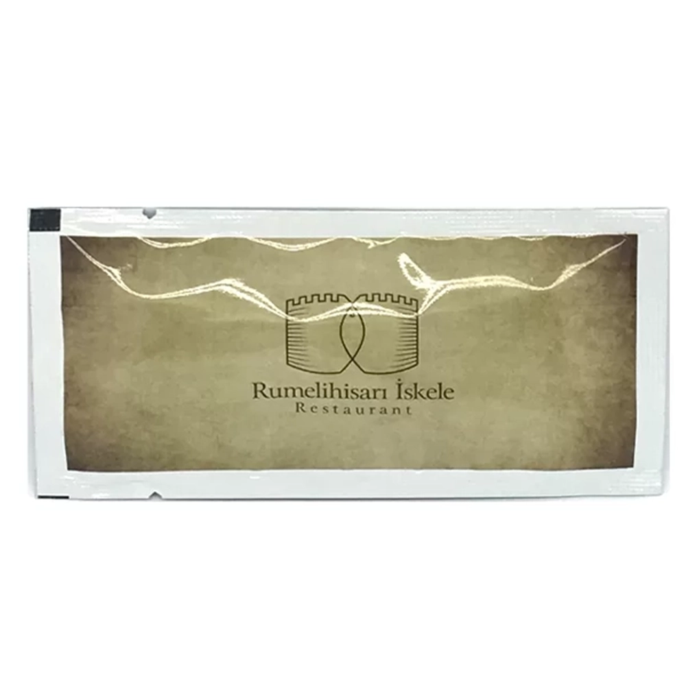 Tekli Islak Mendil – Hijyenik ve Baskılı Promosyon Mendil 5x10 cm