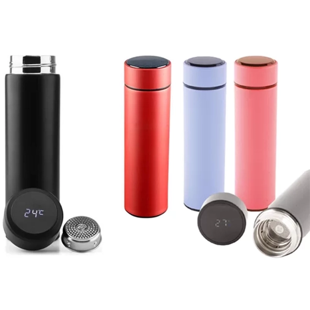 Dereceli Çelik Termos 500 ml | Akıllı Sıcaklık Göstergeli Ürün